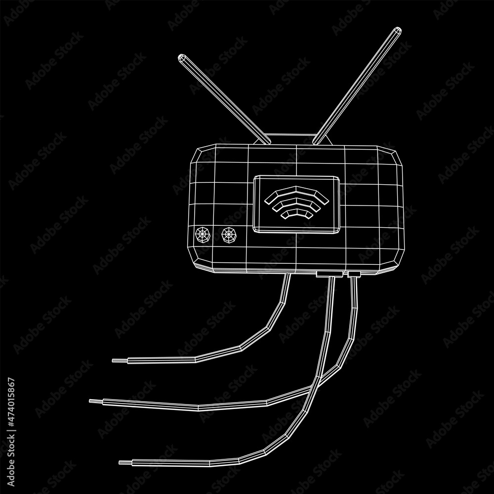 Modem Router with the antenna high speed wireless wifi internet ...