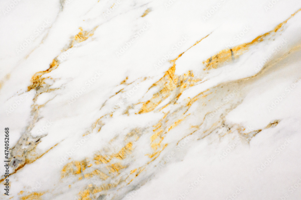 Marble tile texture, white with gold veins, background for interior ...