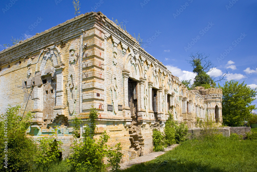 Ruins of the Von Der Osten Saken Palace in Nemeshaevo (of Mirotskoe ...