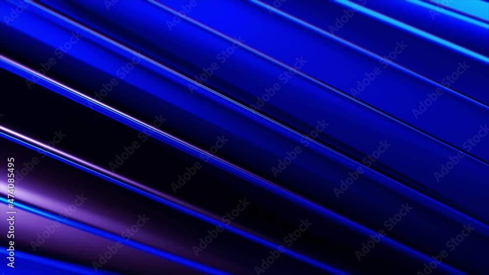 Side view of spinning slowly abstract tube with its external surface ...