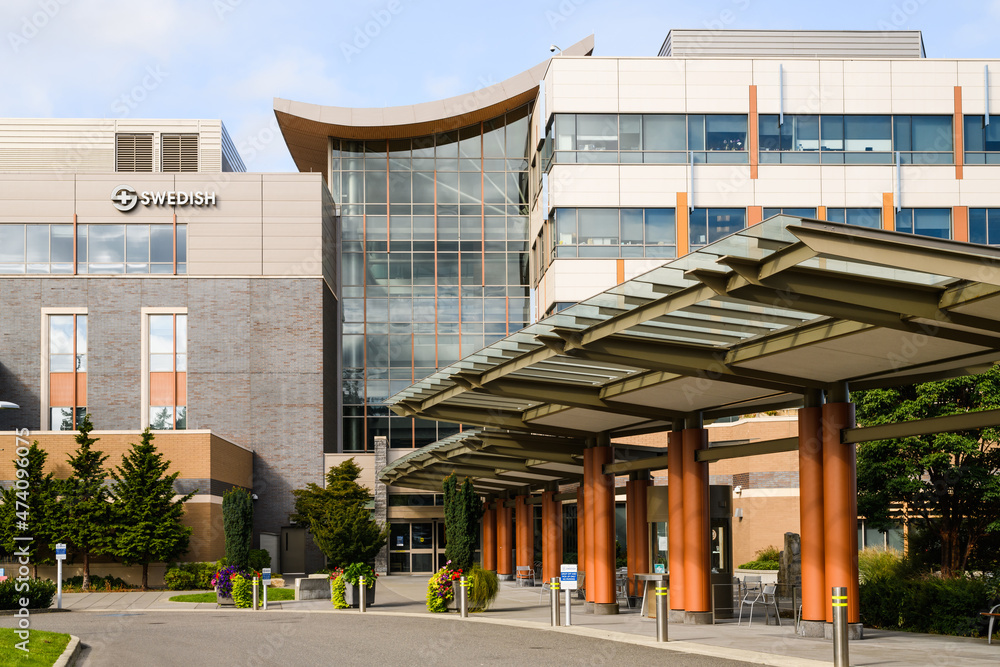 Issaquah, WA, USA - September 06, 2021; Swedish Medical Center campus ...