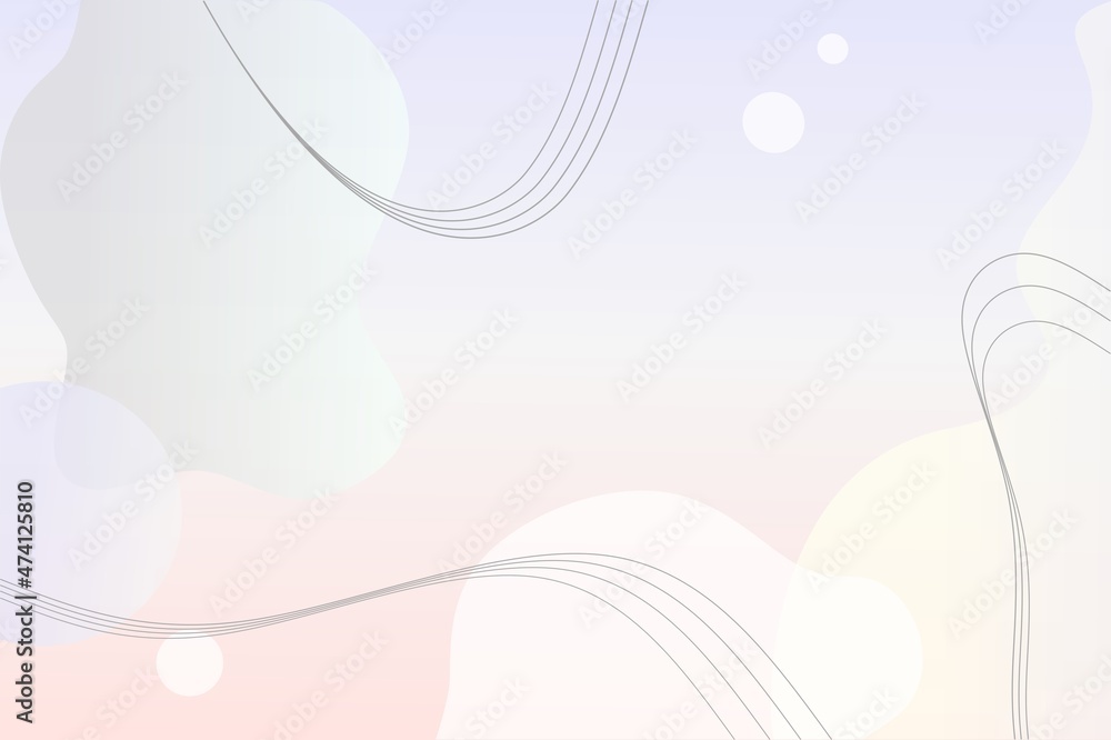 Flat design abstract background. Soft liquid shapes template with ...