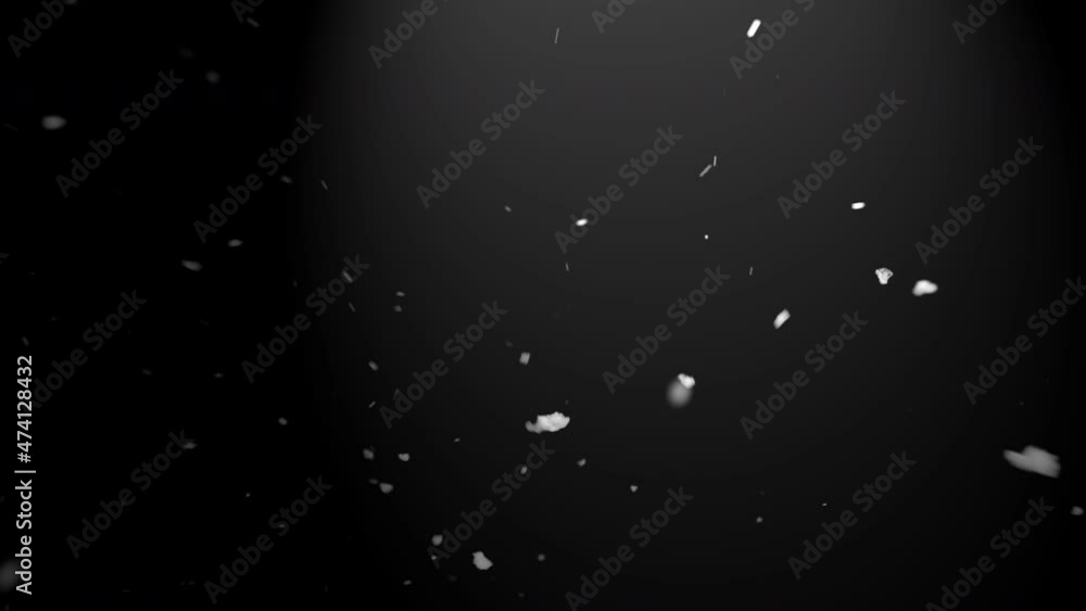 snowfall overlay, black background - winter, slowly falling snow effect ...