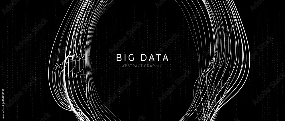 Artificial intelligence background. Digital technology, deep learning ...