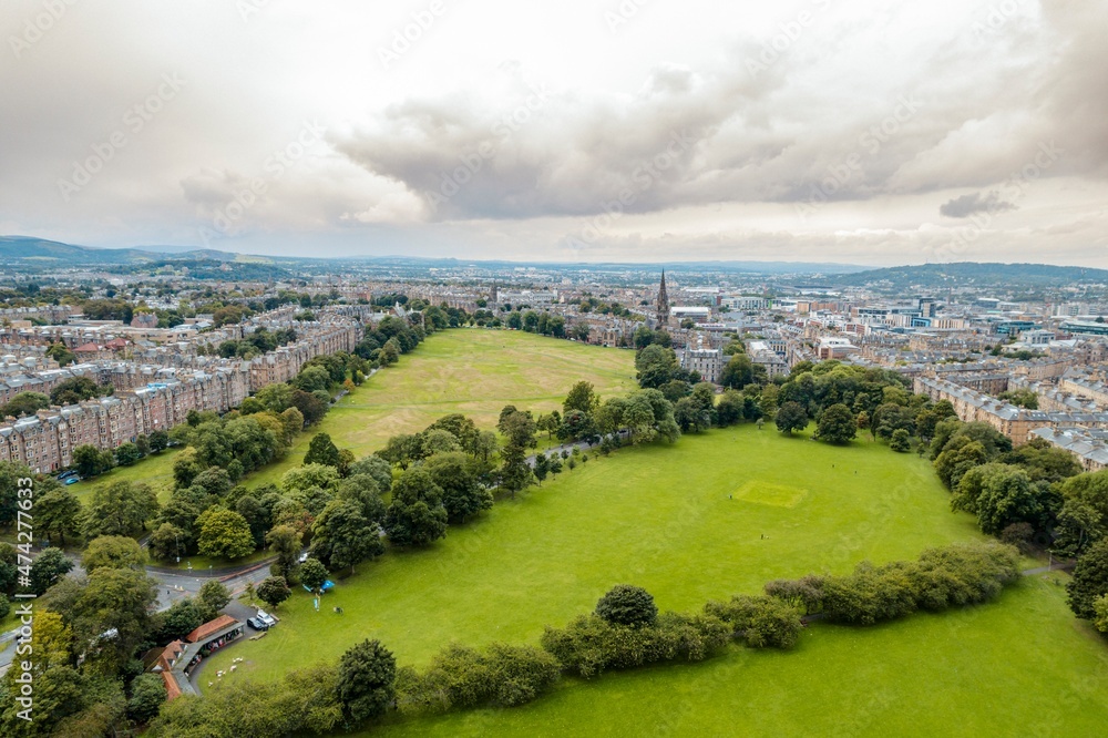 Meadows in the Scottish capital of Edinburgh ideal to exercise on lunch ...