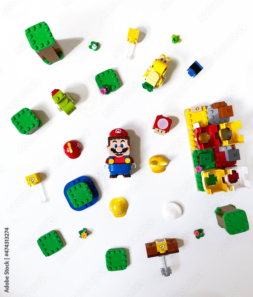 LEGO Super Mario figurine. new LEGO edition. Mario with electronic ...