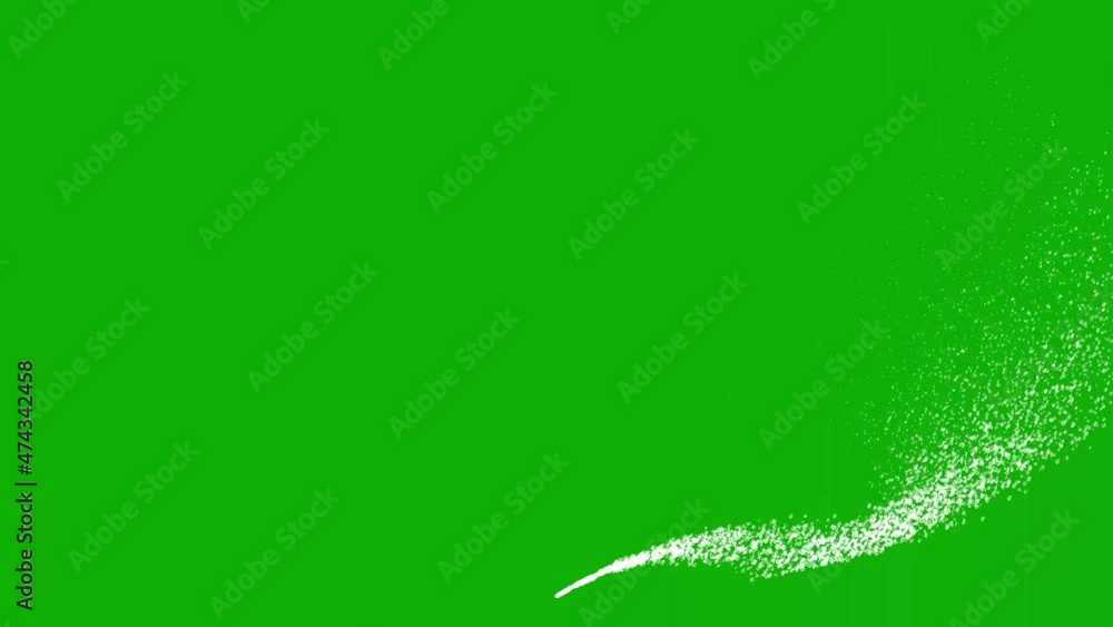 Water sprinkler motion graphics with green screen background Stock ...