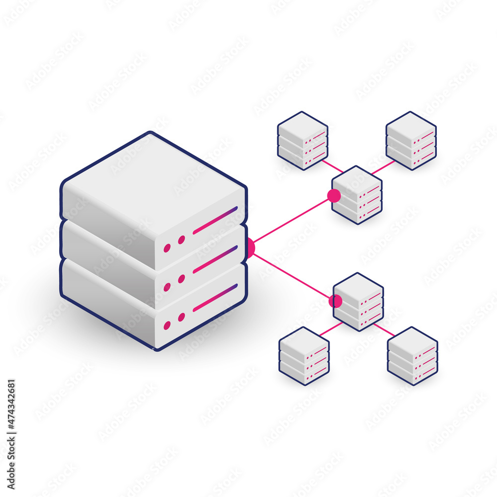 Edge Cloud Computing Icon. This illustration shows the concept of Edge ...