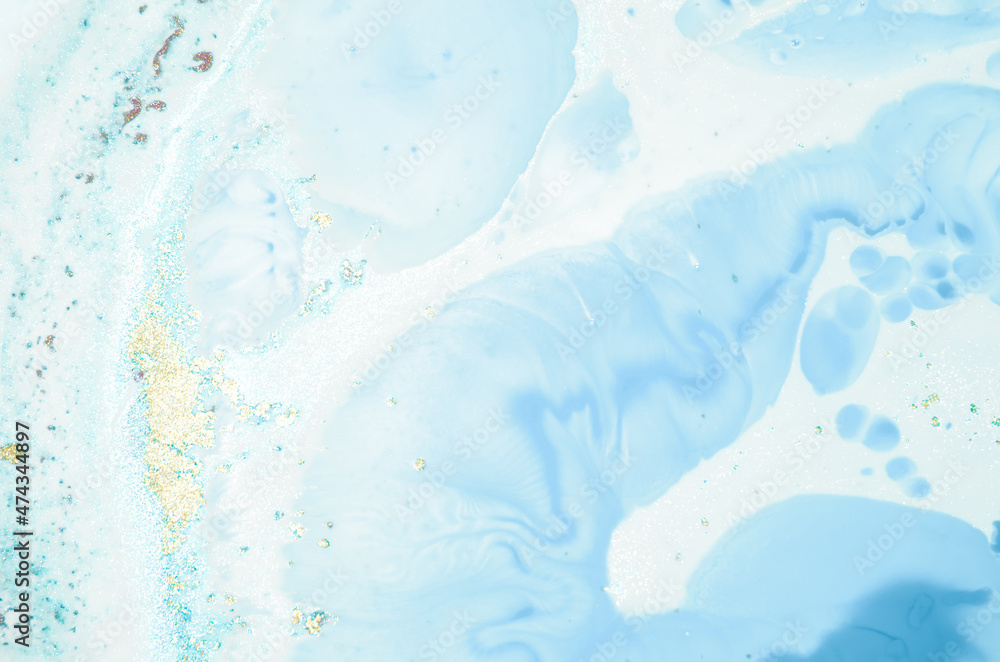 Natural luxury. Tiffany blue. Abstract ocean- ART. Style incorporates ...