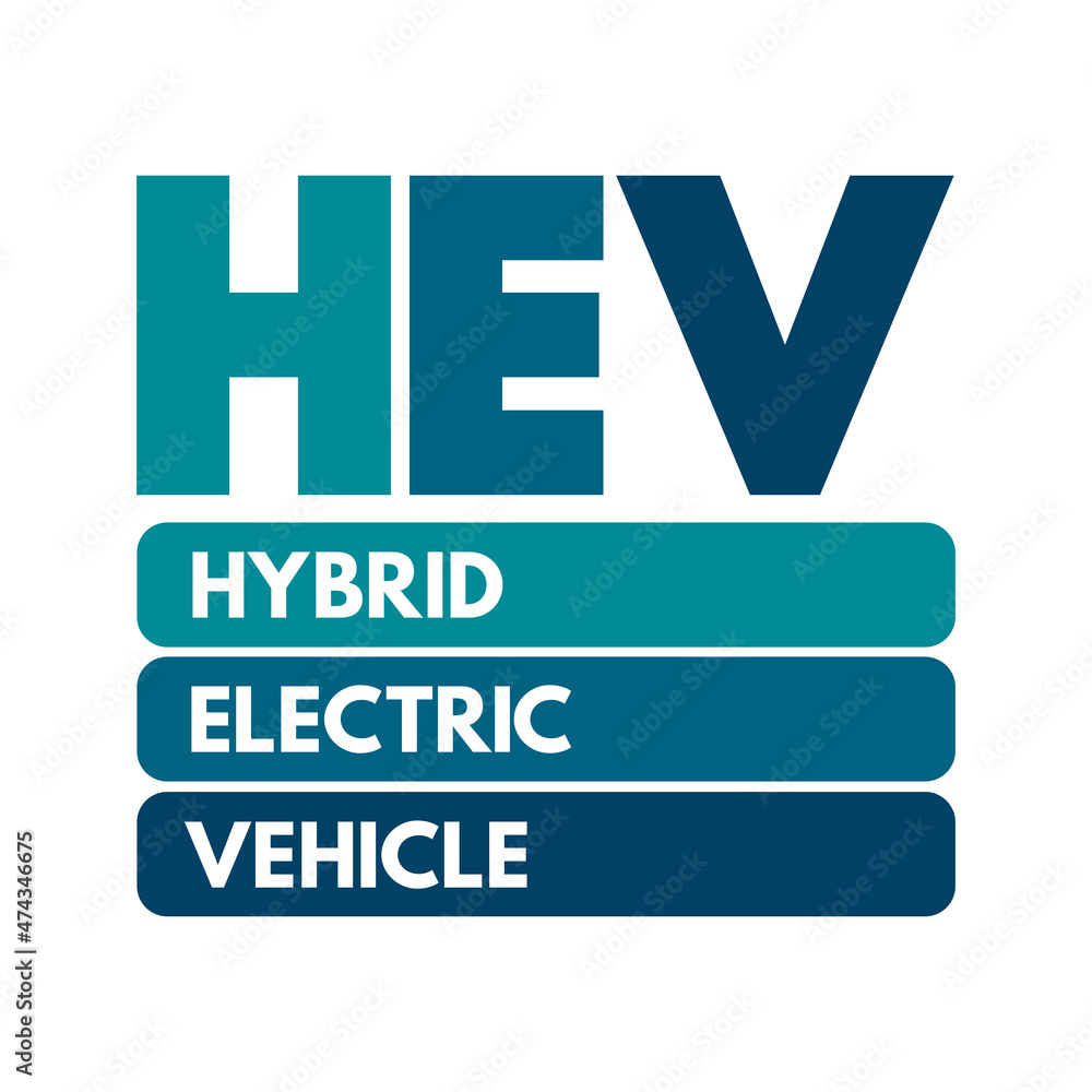 HEV Hybrid Electric Vehicle - vehicle that combines a conventional ...