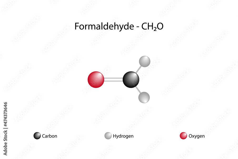 Molecular formula of formaldehyde. Formaldehyde is the simplest member ...