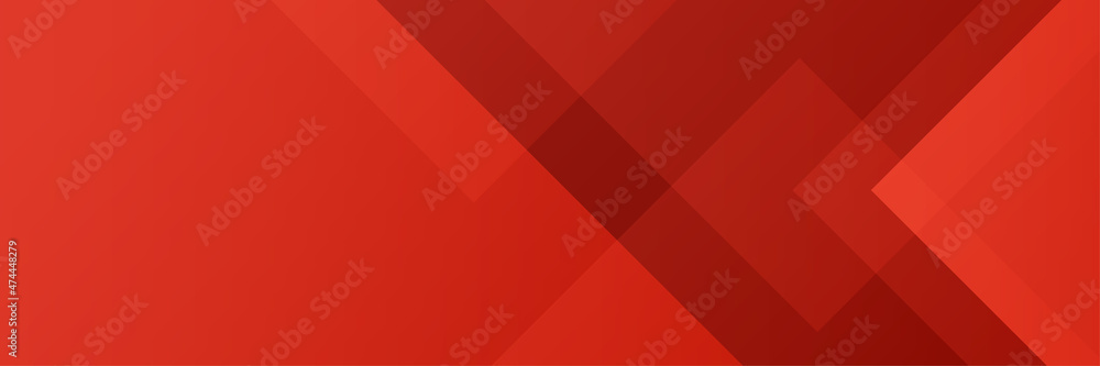 Modern red abstract banner background Stock Vector | Adobe Stock