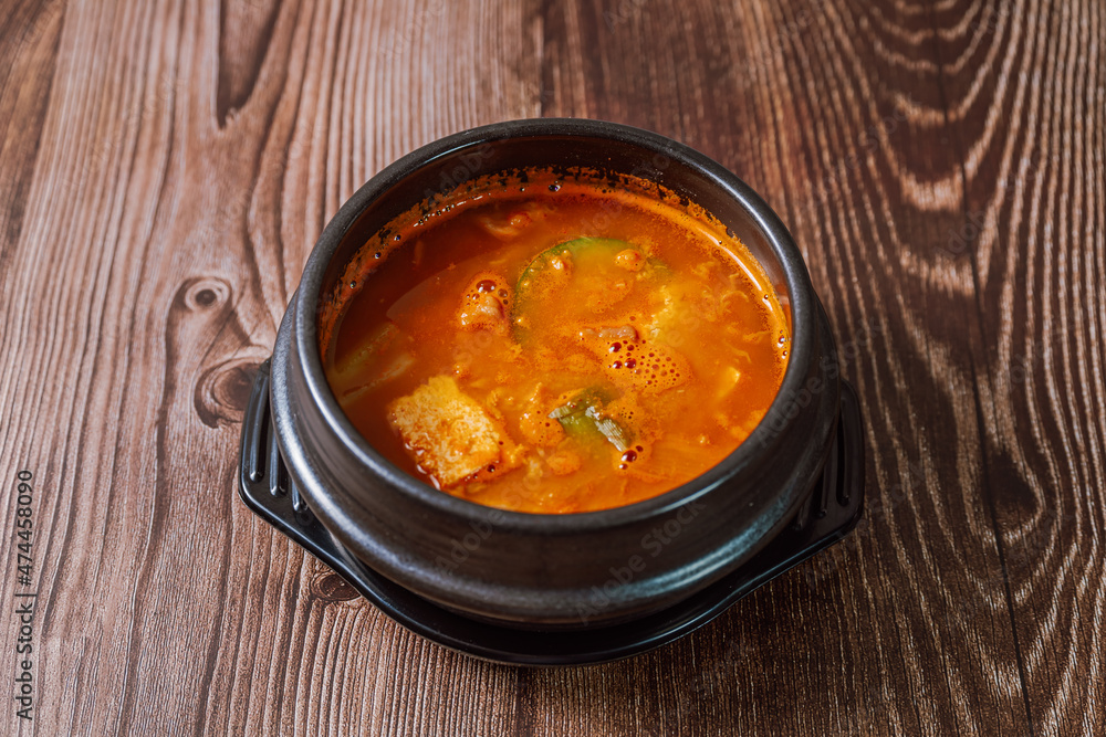 Cheonggukjang, Korean style rich soybean paste stew : A stew made with ...