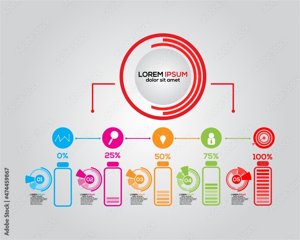 Modern Business infographic, vector infographics timeline design ...