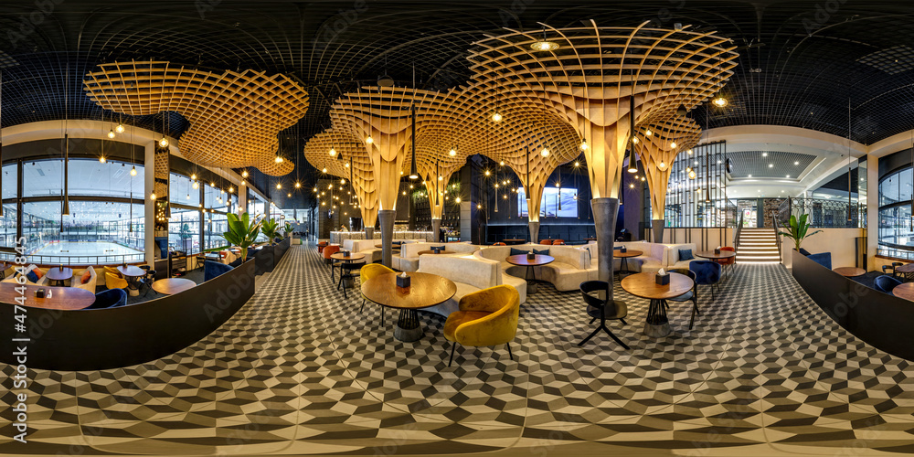 MOSCOW, RUSSIA - NOVEMBER, 2021: spherical seamless hdr 360 panorama in ...