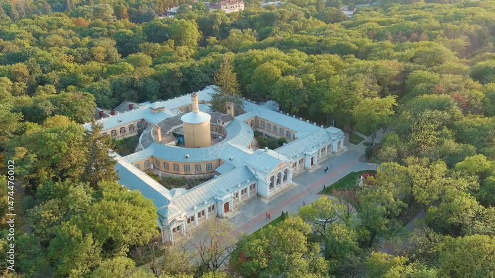 Yessentuki, Russia. Upper baths. Resort park. Park of Culture and ...
