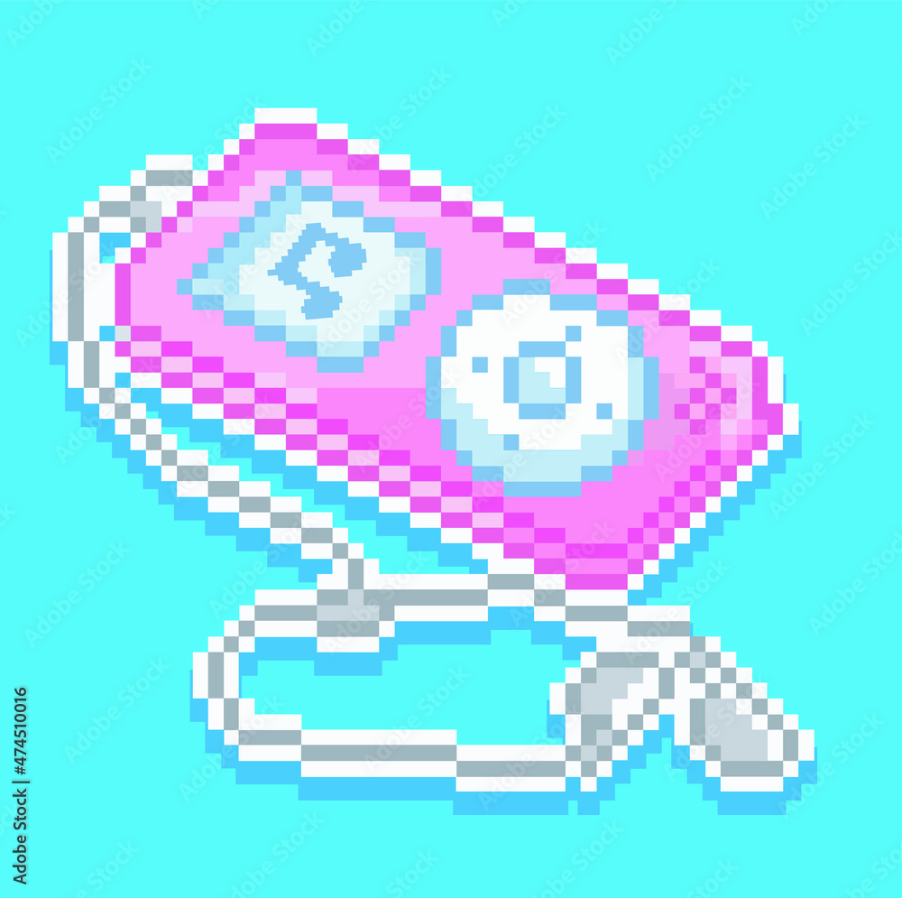 music player,vectorized pixelart,kawaii cute art,music art Music player ...