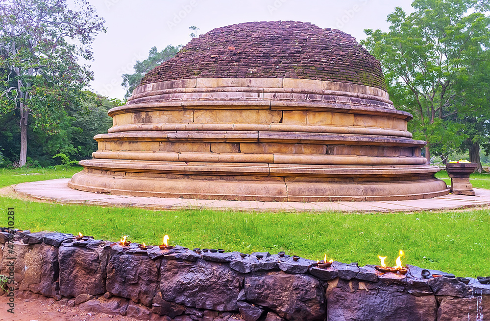 The Katu Seya Stupa, Mihintale, Sri Lanka Stock Photo | Adobe Stock