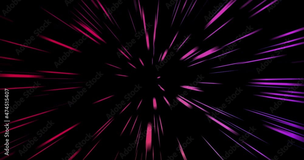 Hyper loop speed lines space, motion blur directional blur teleport ...