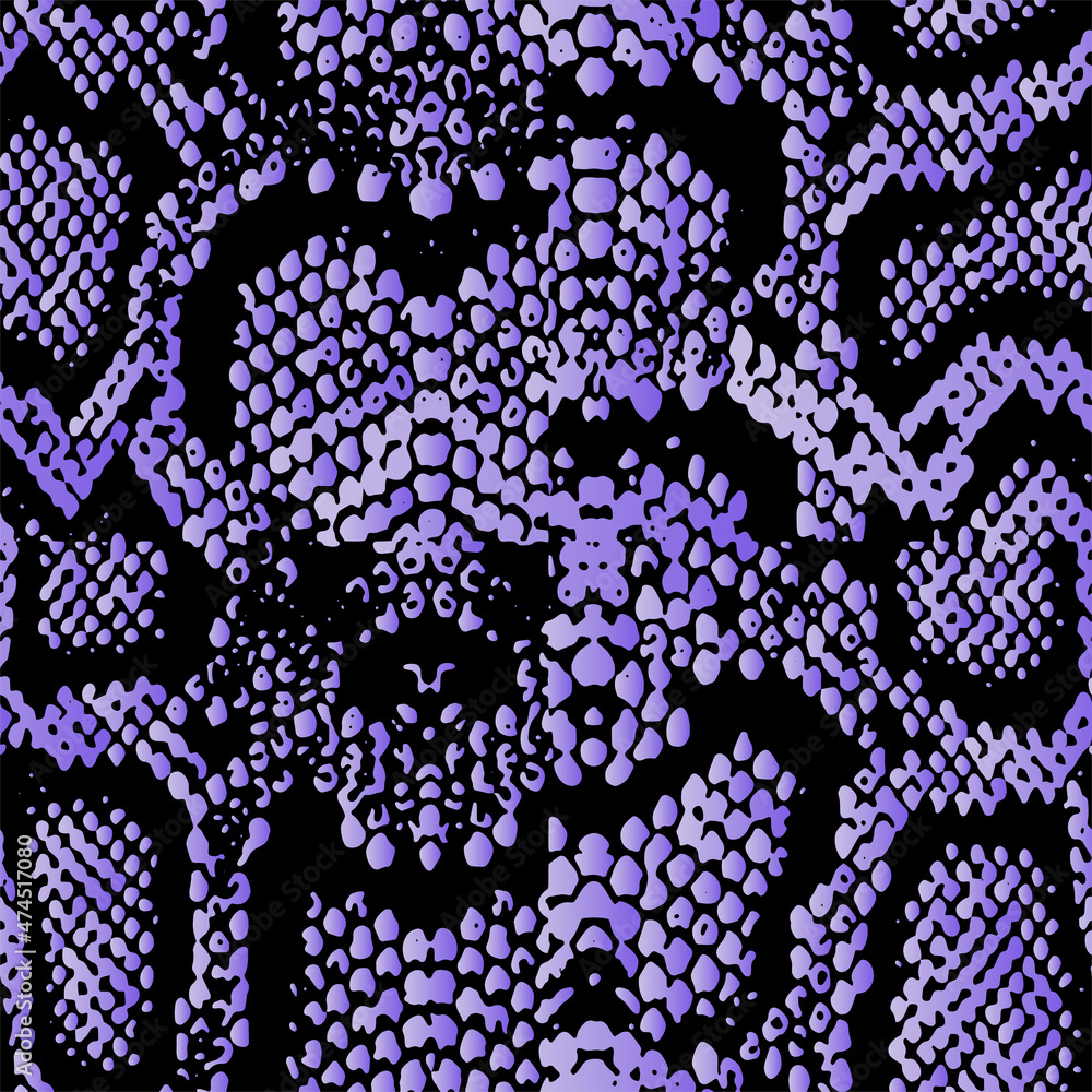 Full Seamless Snake Animal Skin Texture Pattern Vector. Purple snake ...
