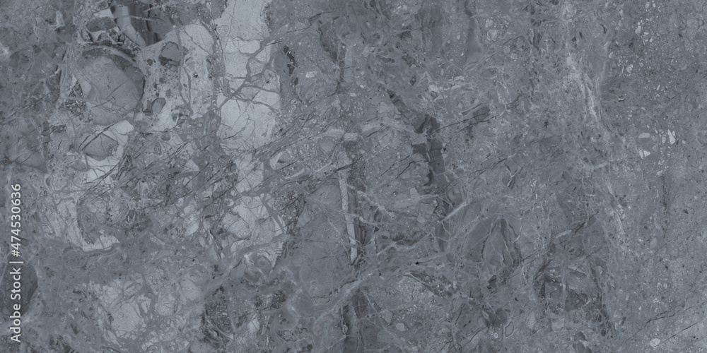 natural grey pattern of marble background, Surface rock gray stone with ...