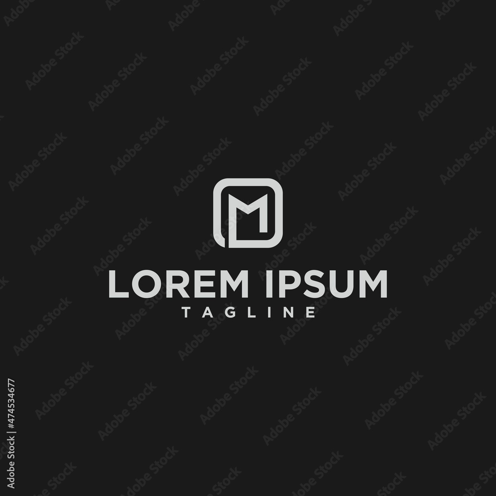 om monogram logo design inspiration Stock Vector | Adobe Stock