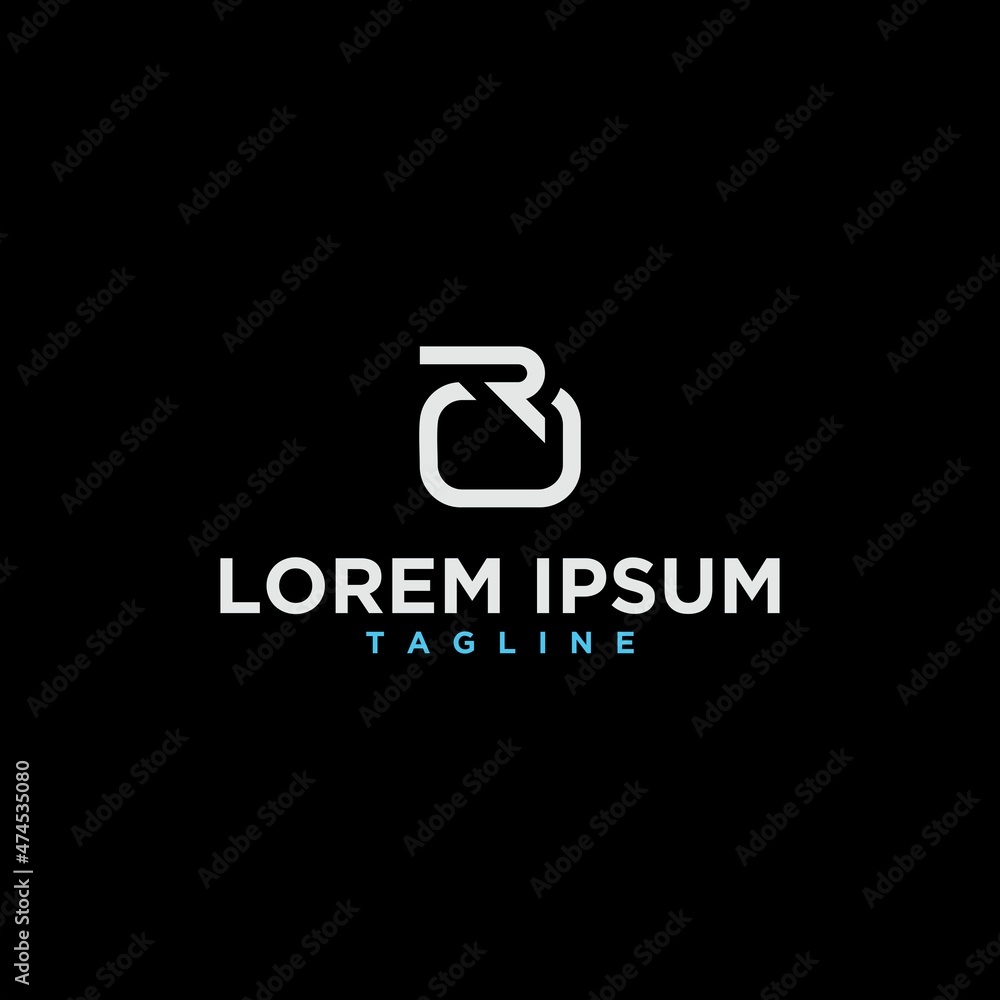 ro monogram logo design inspiration Stock Vector | Adobe Stock