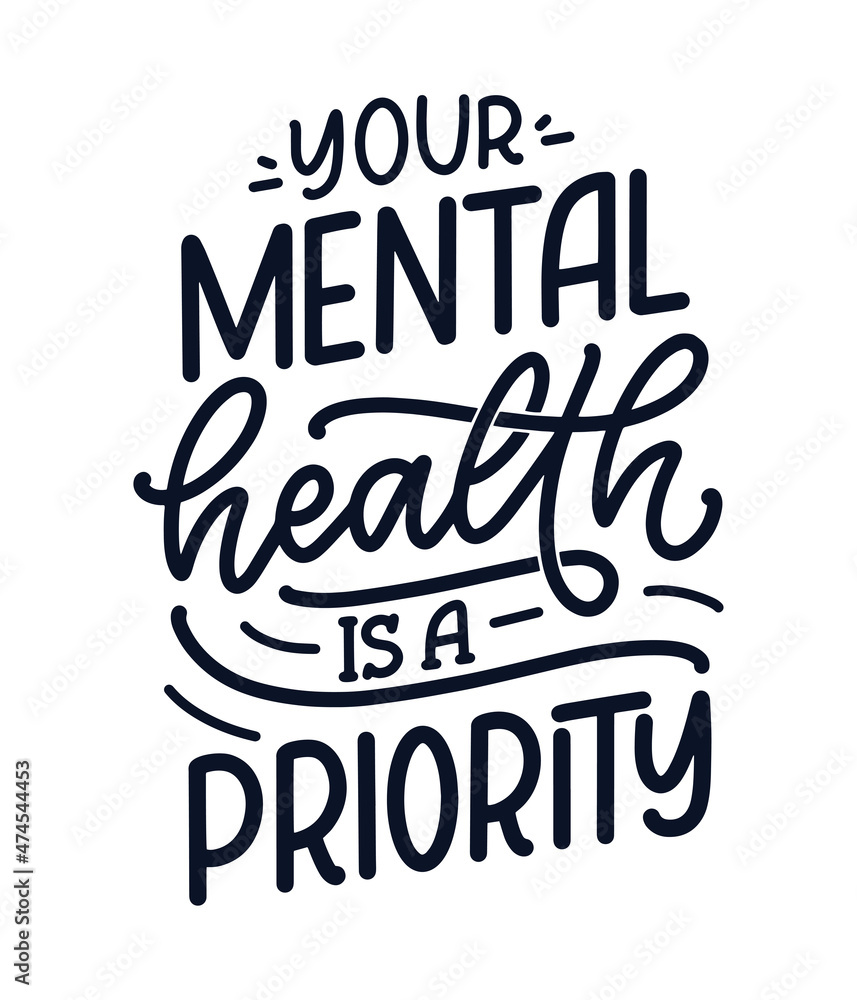 Lettering slogan about therapy. Funny quote for blog, poster and print ...