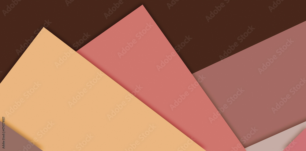 Paper blanks backdrop for art banner design Stock Illustration | Adobe ...