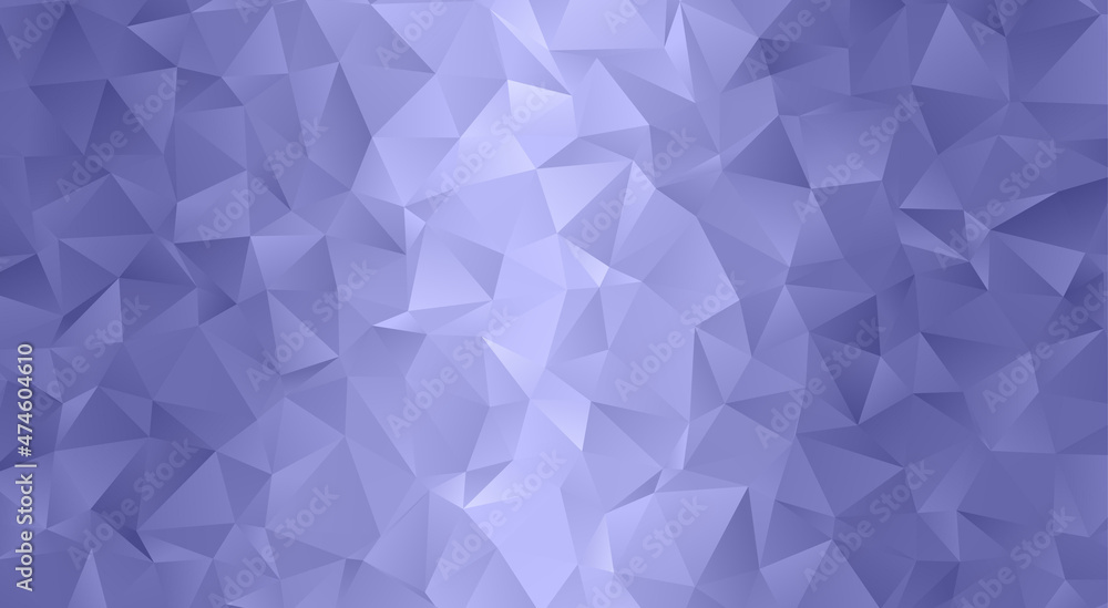 Periwinkle Gradient Low Poly Background. 2022 Color of the Year ...