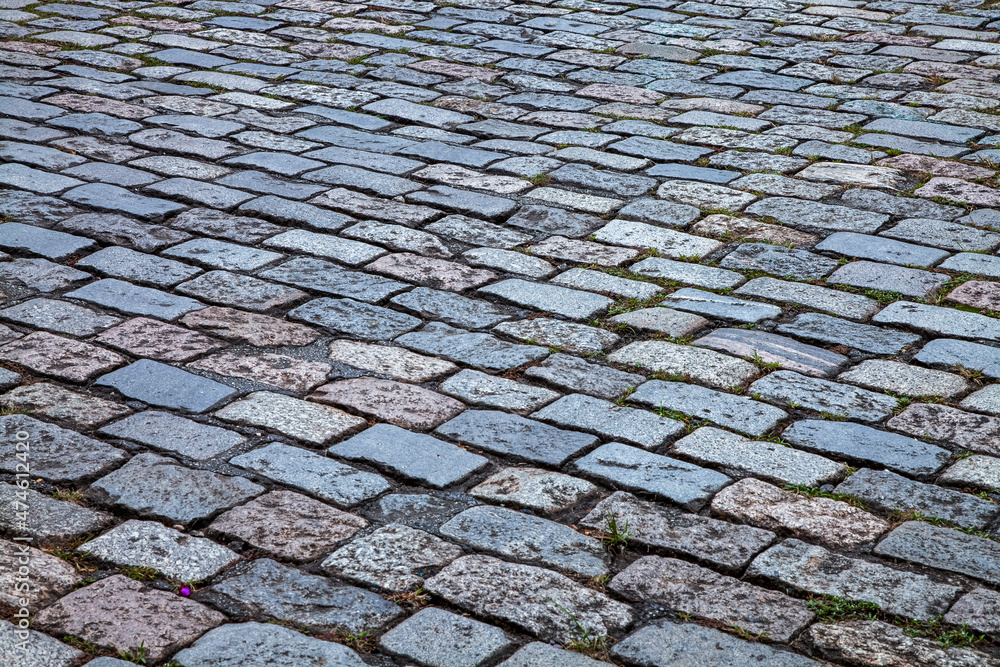 Cobblestone Street Background