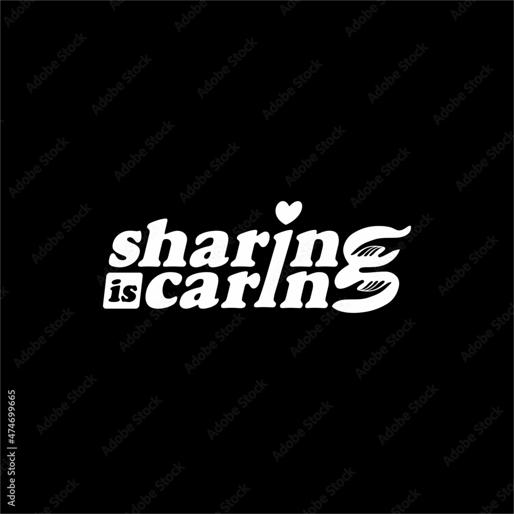 Sharing Is Caring Poster