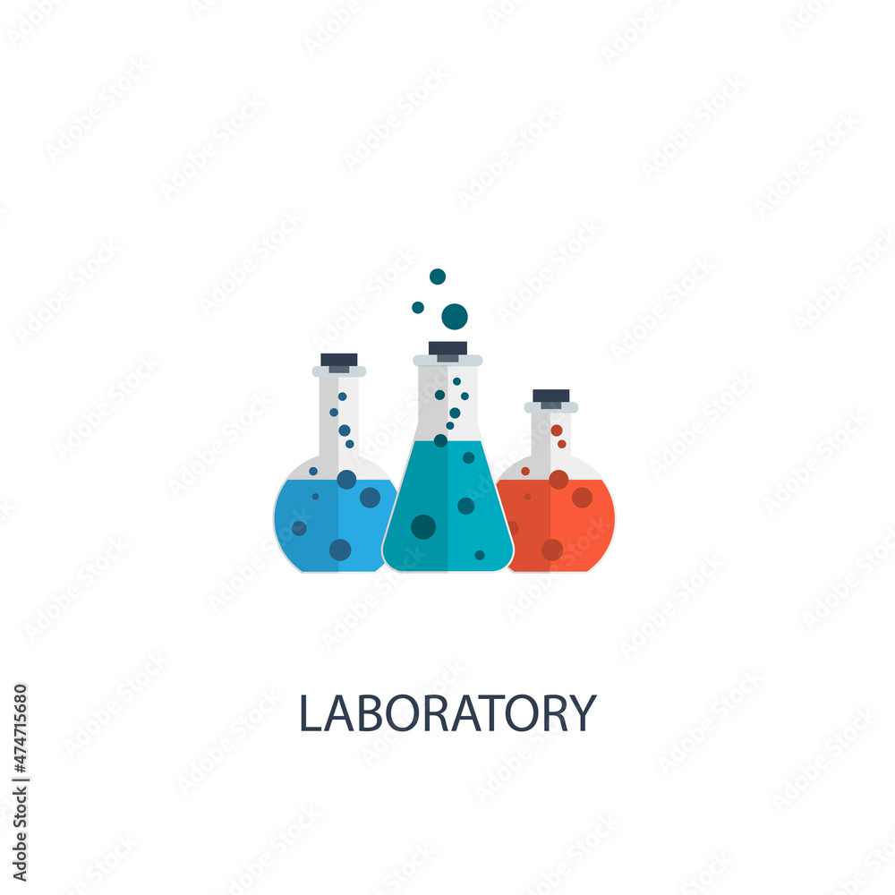 Laboratory creative icon. Simple element illustration. Laboratory ...