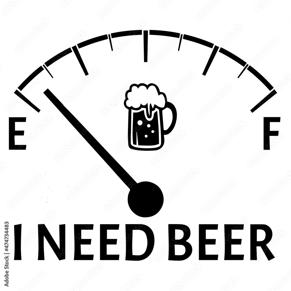 i need beer logo inspirational quotes typography lettering design Stock ...