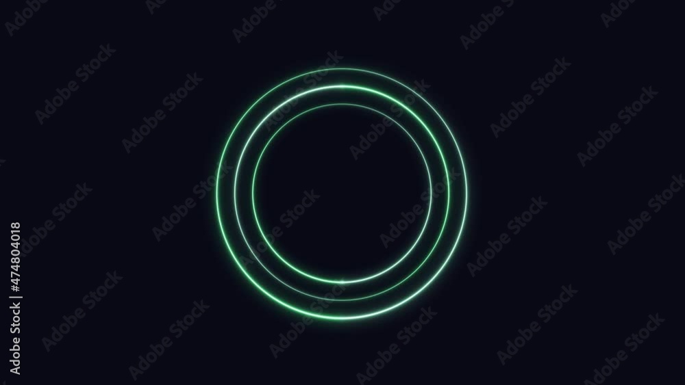 Abstract background screensaver with an electric arc rotates endlessly ...