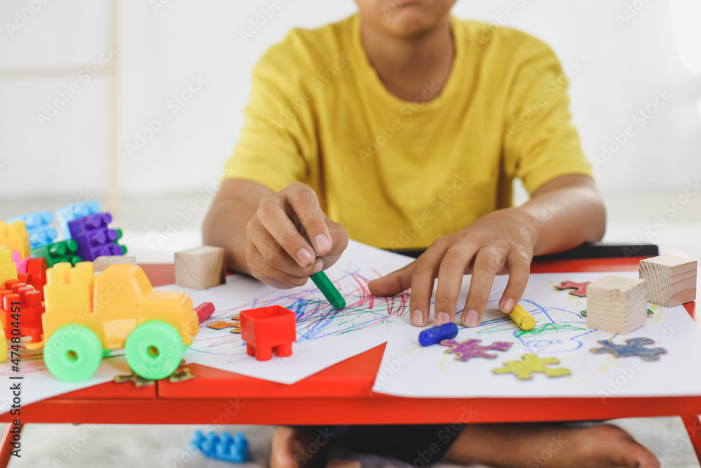 Autistic childrens drawings and doodles. Childhood traumatic experience ...