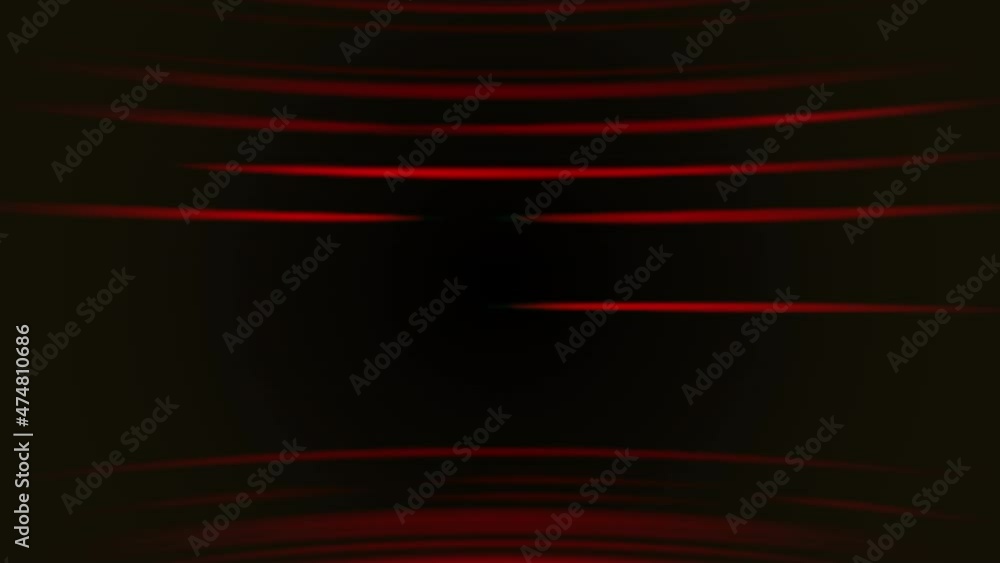Abstract red rays and lines in 80s style, motion futuristic, cyber and ...