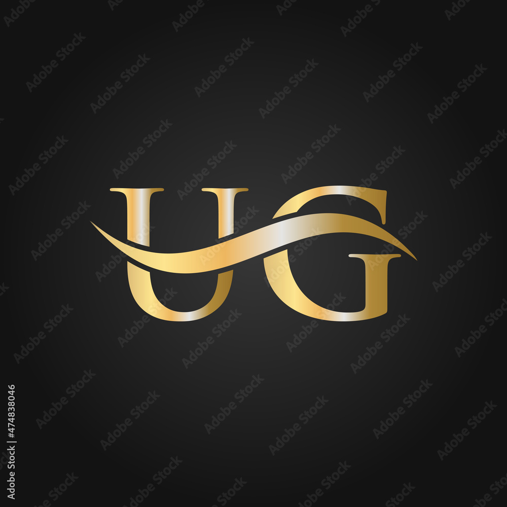 Letter UG Logo Design Template. UG, U G Letter Logo Modern, Flat ...