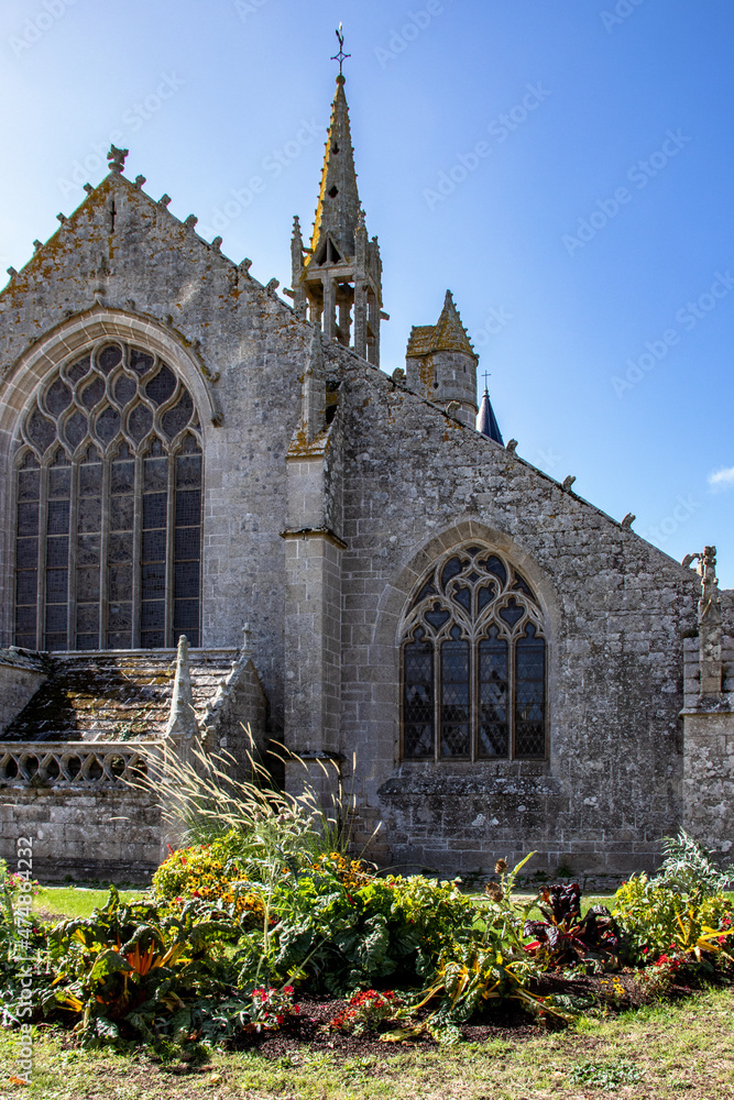 Penmarc'h. Eglise Saint-Nonna. Finistère. Bretagne Stock Photo | Adobe ...