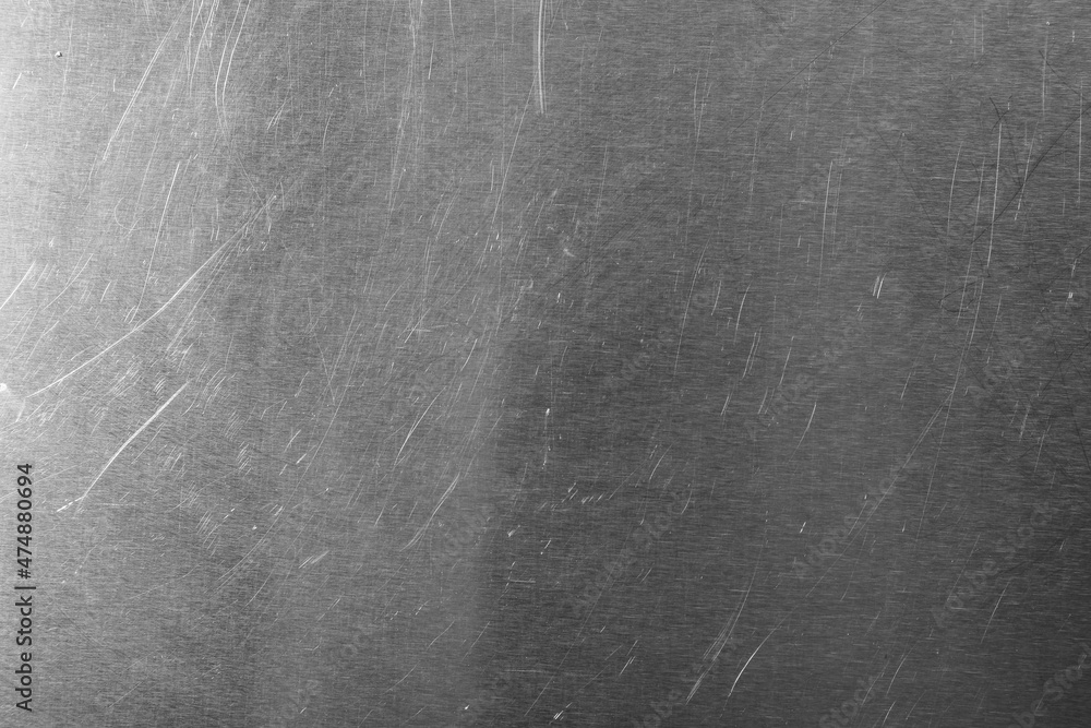 Old metal surface with scratches as background, closeup Stock Photo ...
