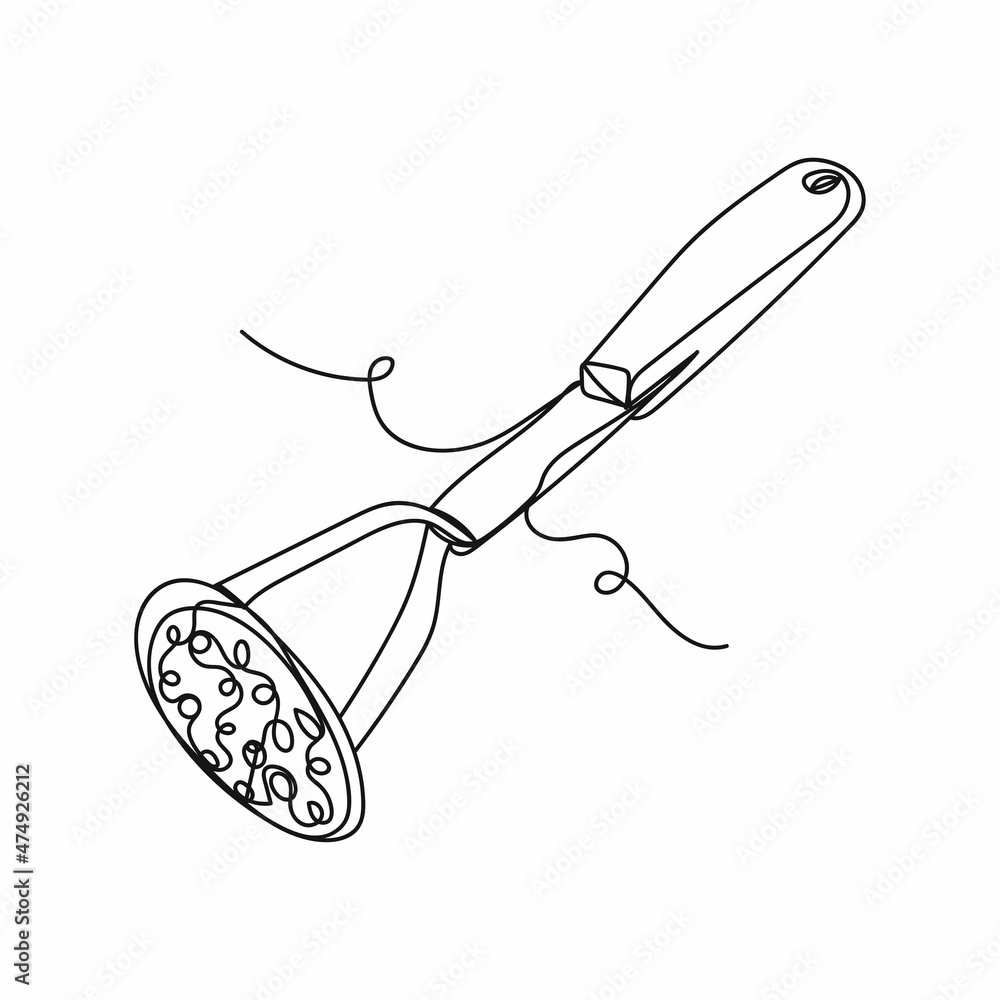 Vector abstract continuous one single simple line drawing icon of ...