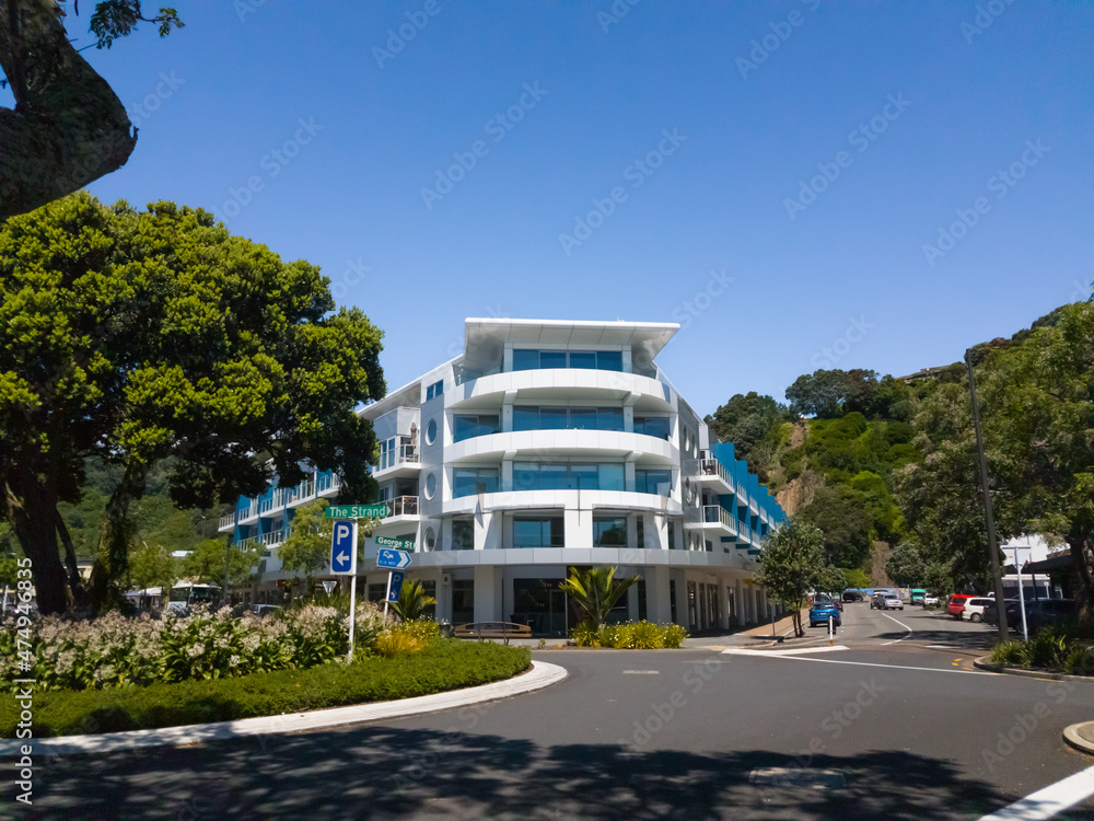 Streets of Strand and George at roundabout Stock Photo | Adobe Stock
