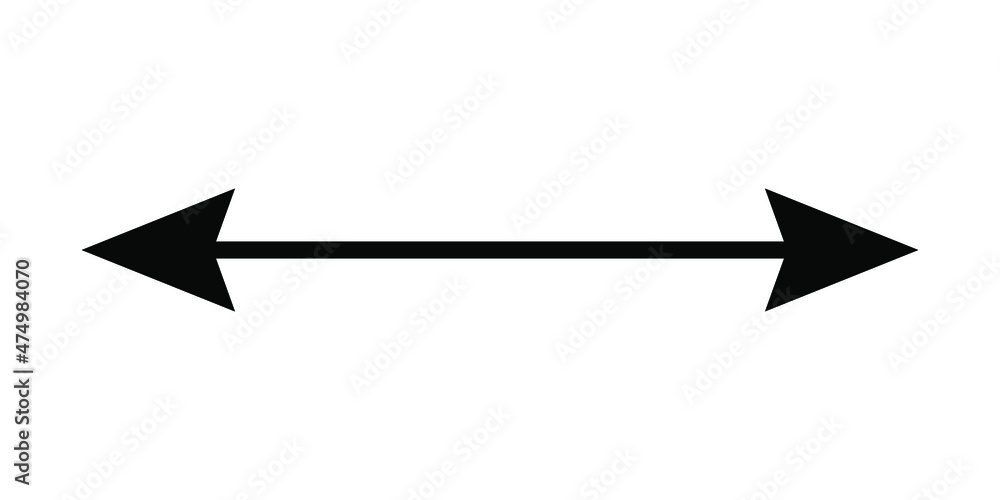 Triangle With Double Sided Arrows