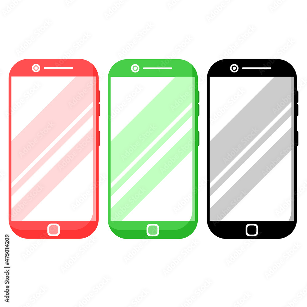 Handphone vector good for icon, clipart, sticker, UI. Stock Vector ...