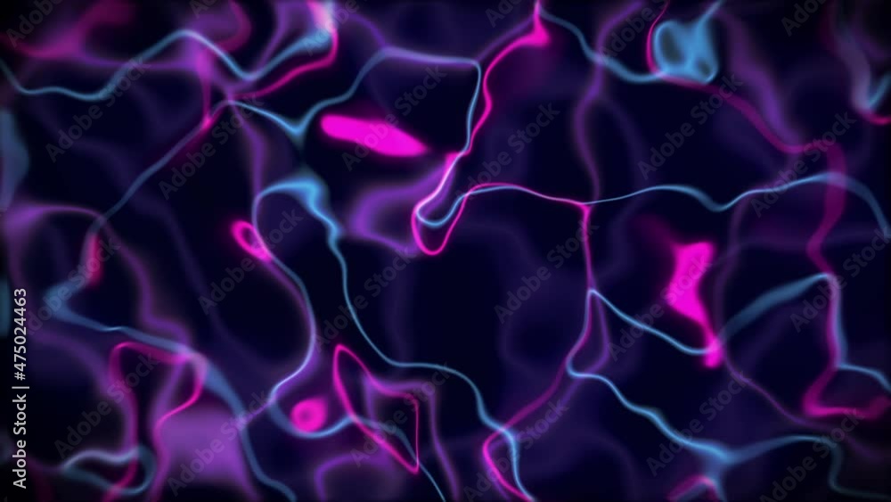 Looped animation colorful wallpaper. Animated streams of colored plasma ...