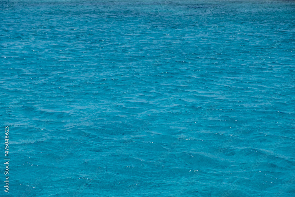 Sea water background. Ocean surface blue color, small ripples. Summer ...