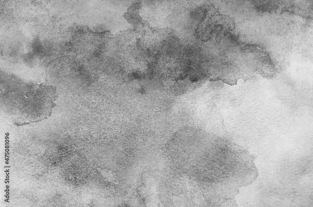 Abstract grey watercolor background texture Stock Illustration | Adobe ...