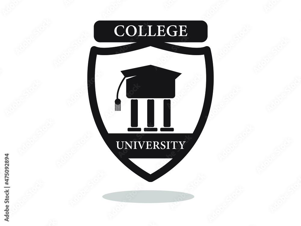 University logo or education logo concept vector illustration ...