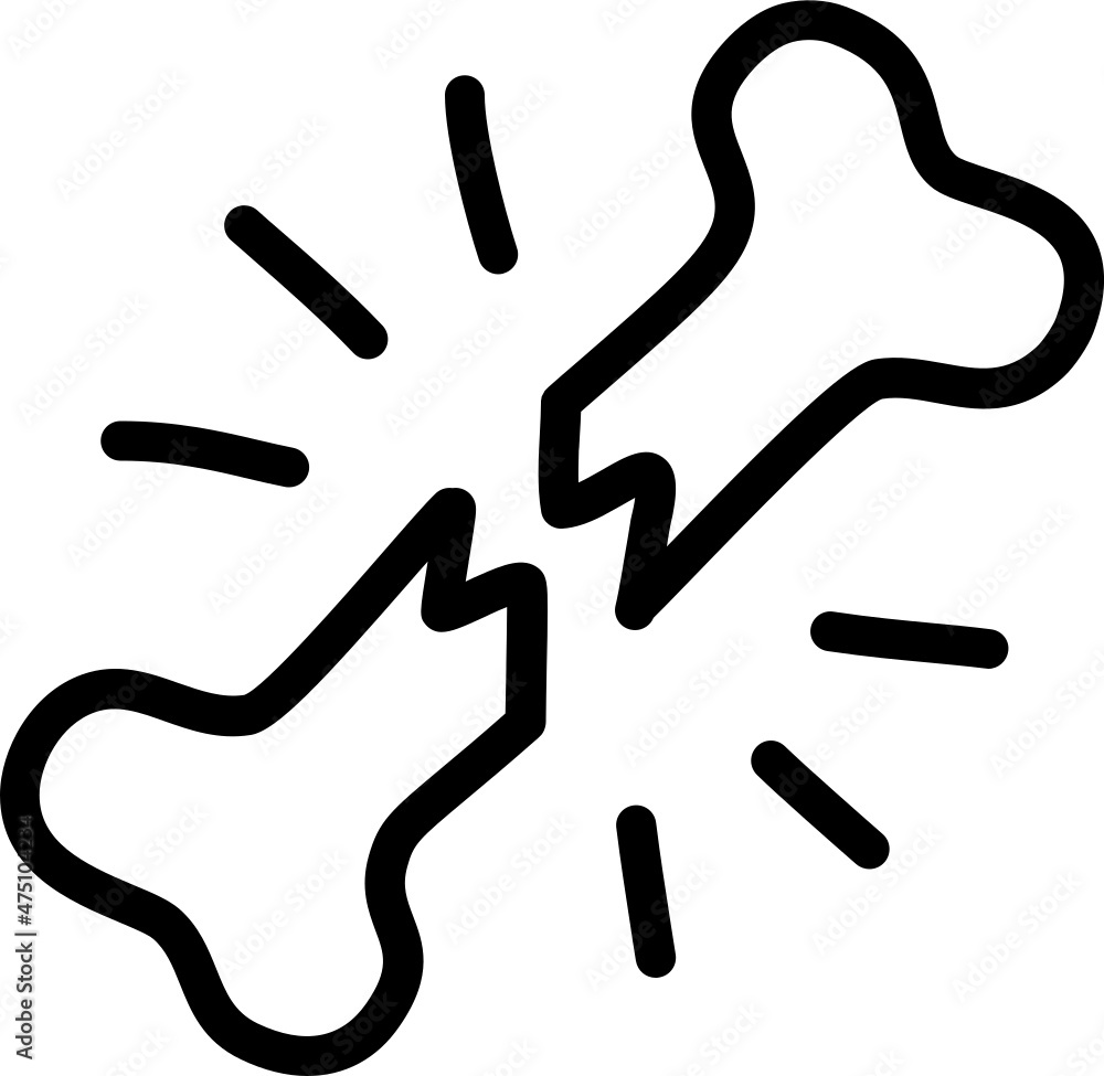 Broken Bones Clipart