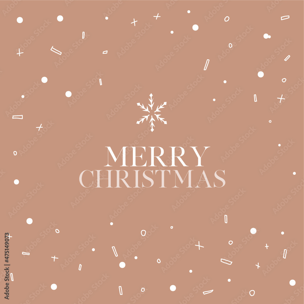 Winter holiday greetings vector graphic. Design template with text ...